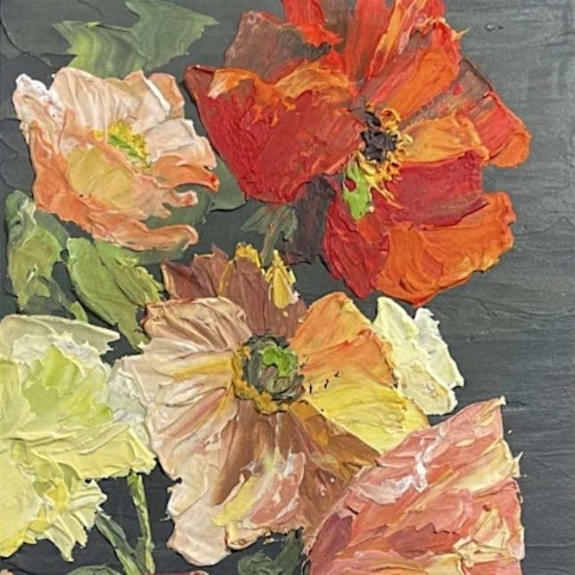 Beginner Poppies in Acrylic & Compound with Myranda Van Egmond - What's ...